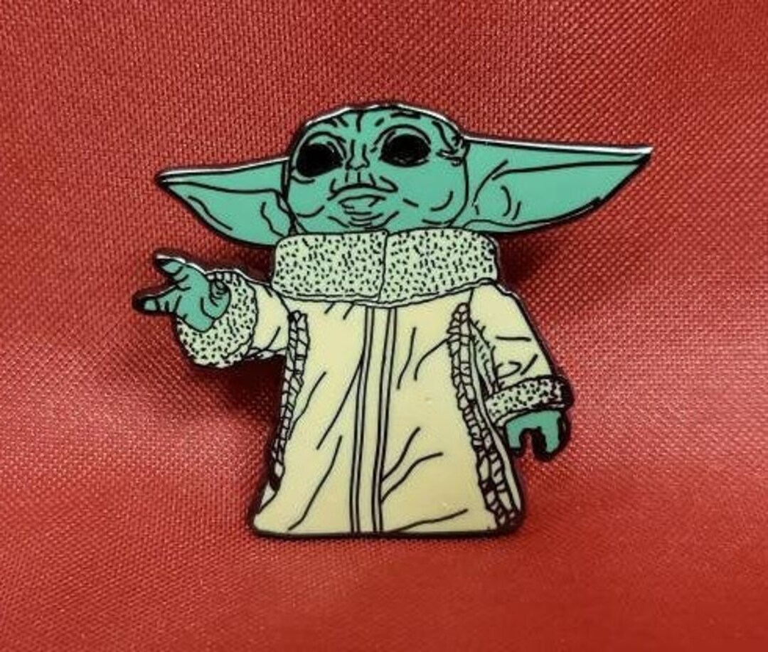 The Child-baby Yoda the Force Enamel Pin - Etsy