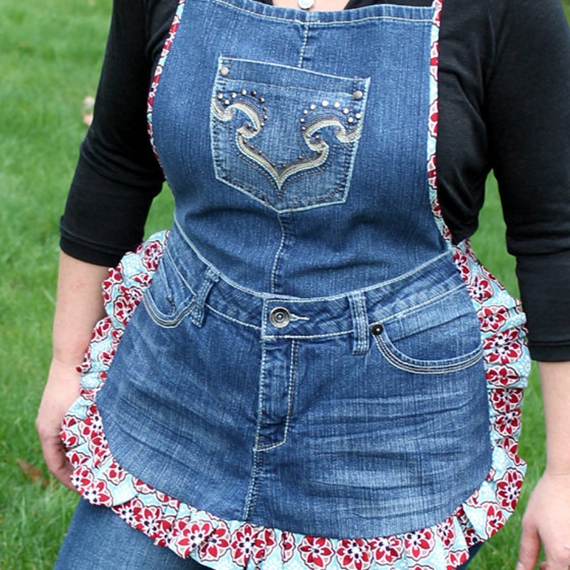 Jeans Apron - Etsy