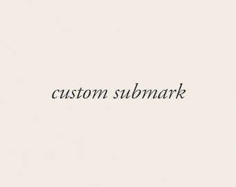 Submark Premade Logo | Etsy
