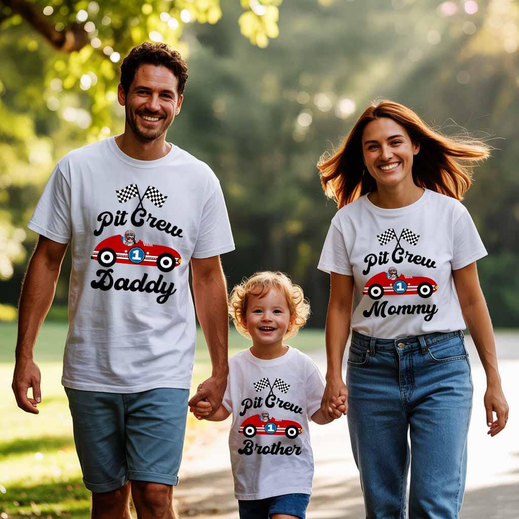Pit Crew Birthday Shirt, Car Race Party Outfit - Etsy