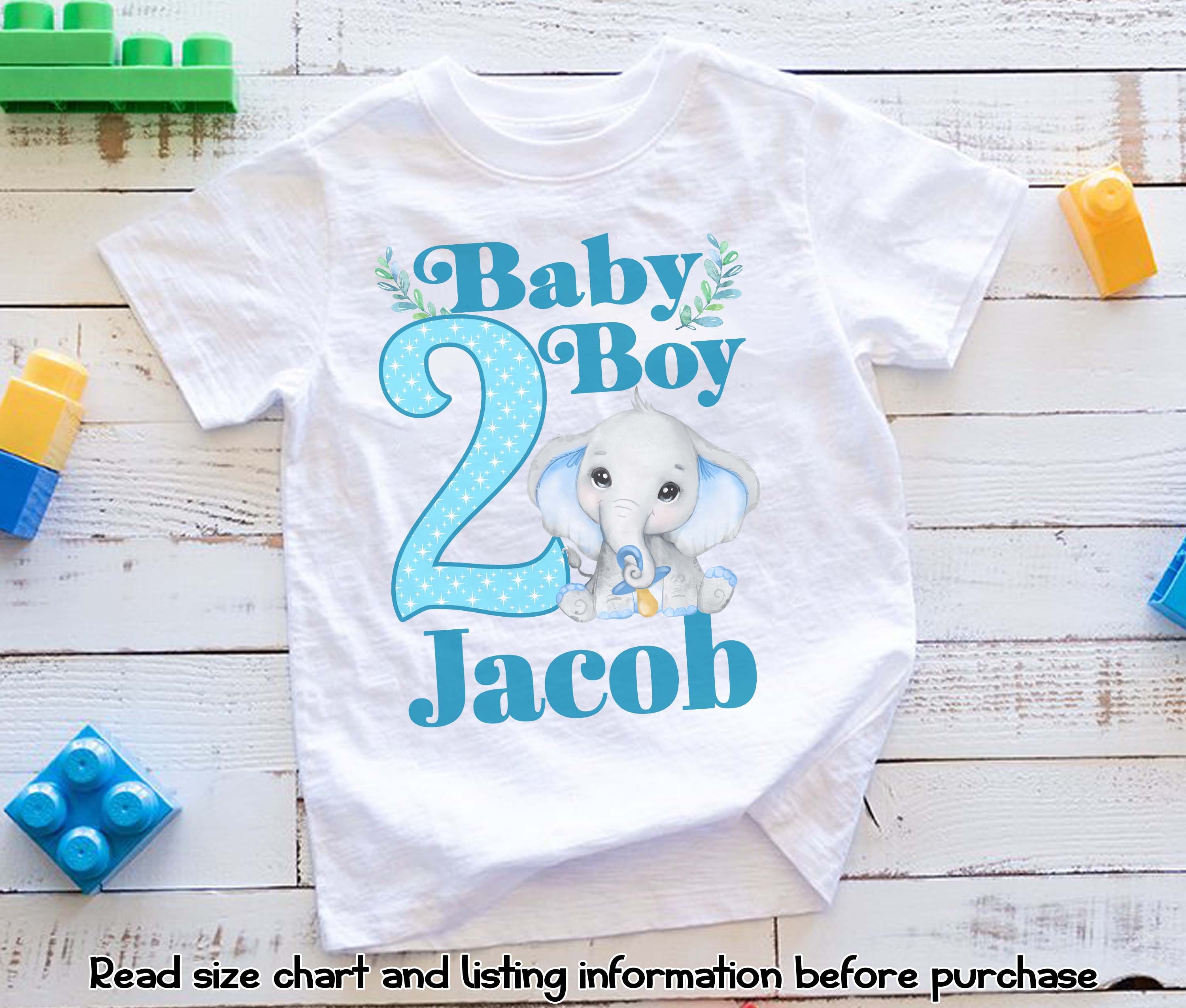 Elephant Birthday Shirt Baby Elephant Safari Jungle Birthday - Etsy