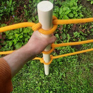 Decorative Rope Fence for Gardens, Parks and Backyards, 3.3 - 100 Feet ...