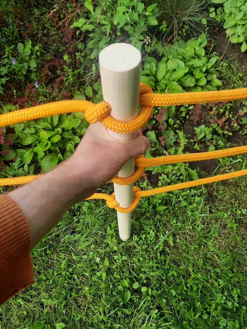 Decorative Rope Fence for Gardens, Parks and Backyards, 3.3 - 100 Feet ...