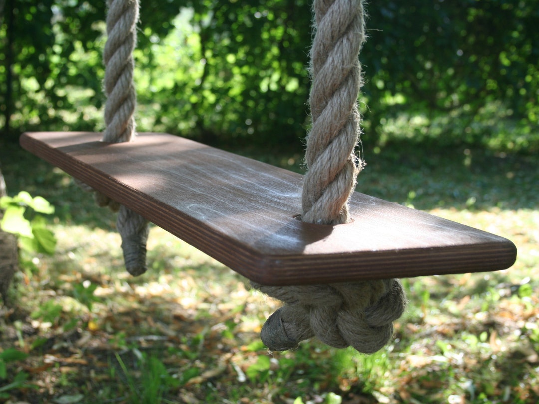 Classic Swing With Minimalistic Rustic Design Great for Outdoors and ...
