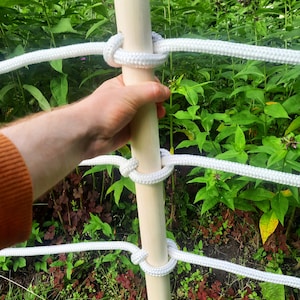 Decorative Rope Fence for Gardens, Parks and Backyards: Custom Length ...