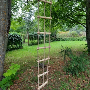 Climbing Rope Ladder, Tree House Ladder, Garden Accessory, Long Rope ...