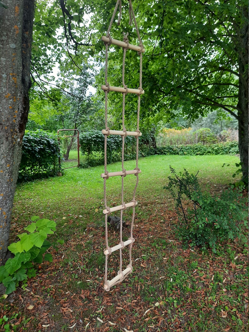 Climbing Rope Ladder Tree House Ladder Garden Accessory - Etsy