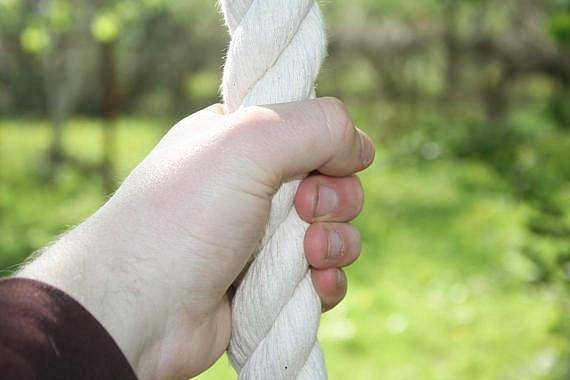 Rope Swing, 6.6-66 Feet 2-20m Long 1.2 Inch 3cm Thick White Cotton Rope ...