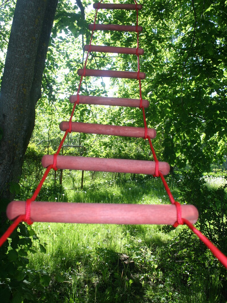 Wood Rope Ladder 3.3-33 Feet 1-10m Long 1.1 Feet 33 Cm - Etsy