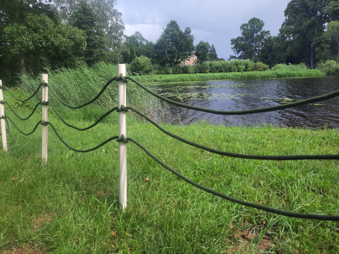 Decorative Rope Fence for Gardens, Parks and Backyards, 3.3 100 Feet ...