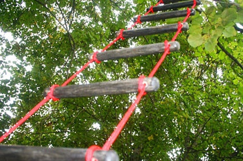 Rope Ladder, 3.3-33 Feet 1-10m Long, 1 Foot 30 Cm Wide, Handmade Custom ...