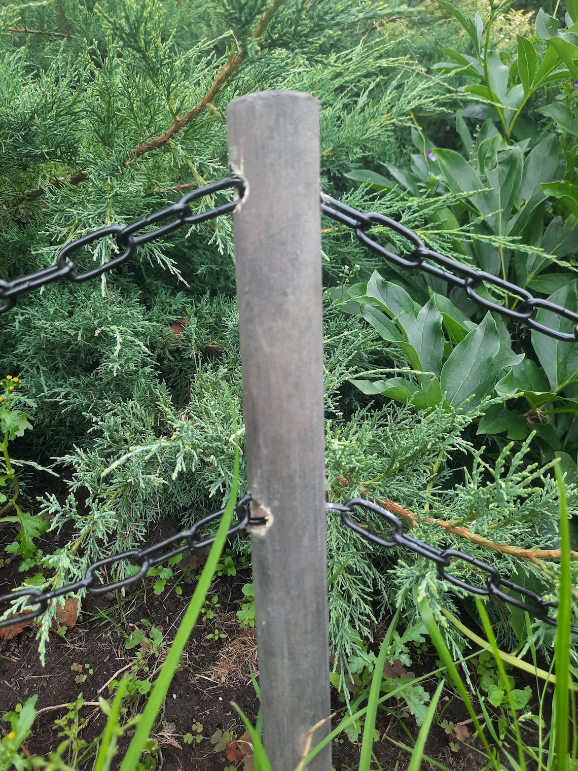 Black Chain Fence for Gardens Parks and Backyards, Practical and ...