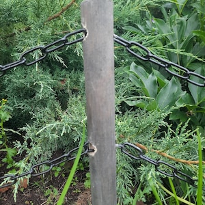 Black Chain Fence for Gardens Parks and Backyards, Practical and ...