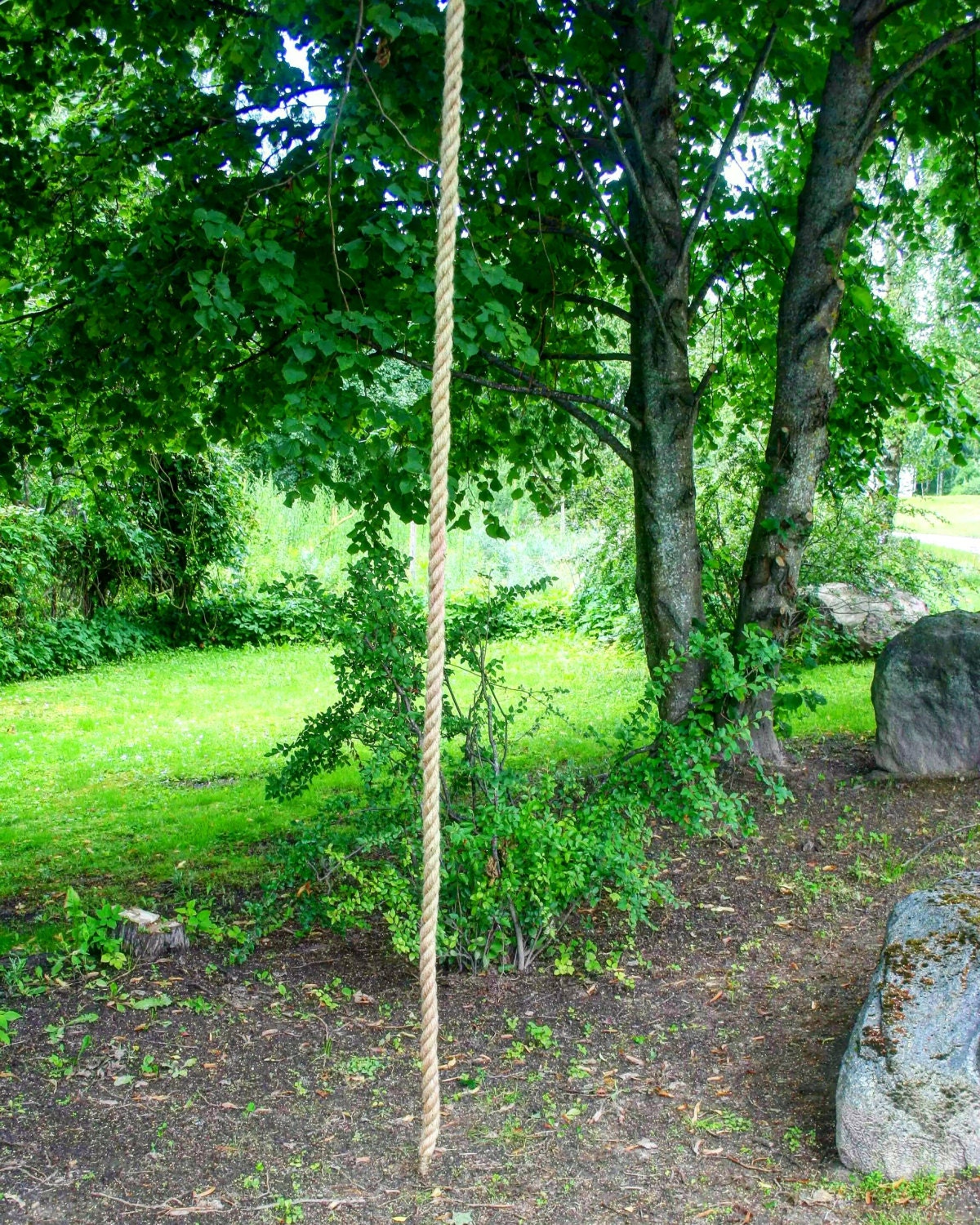 Natural Climbing Rope 6.6-66 Feet Long, 1.2" Thick Organic Climbing ...