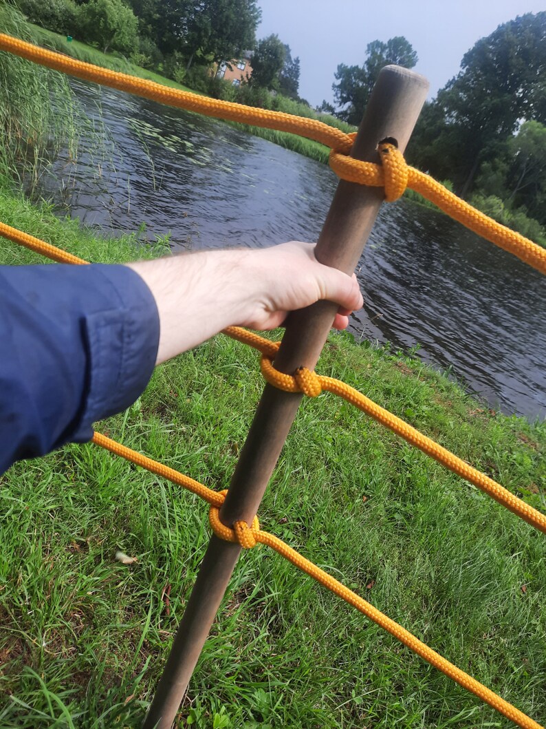 Decorative Rope Fence for Gardens, Parks and Backyards, 3.3 100 Feet ...