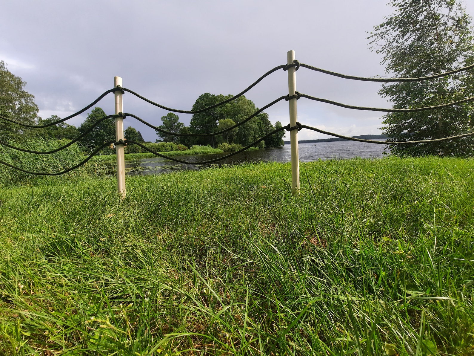 Decorative Rope Fence for Gardens, Parks and Backyards: Custom Length ...