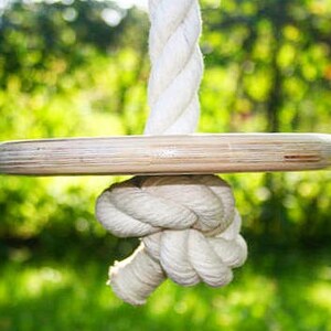 Rope Swing, 6.6-66 Feet (2-20m) Long 1.2 Inch (3cm) Thick White Cotton ...