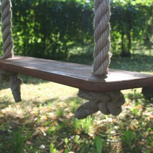 Classic Swing With Minimalistic Rustic Design Great for Outdoors and ...