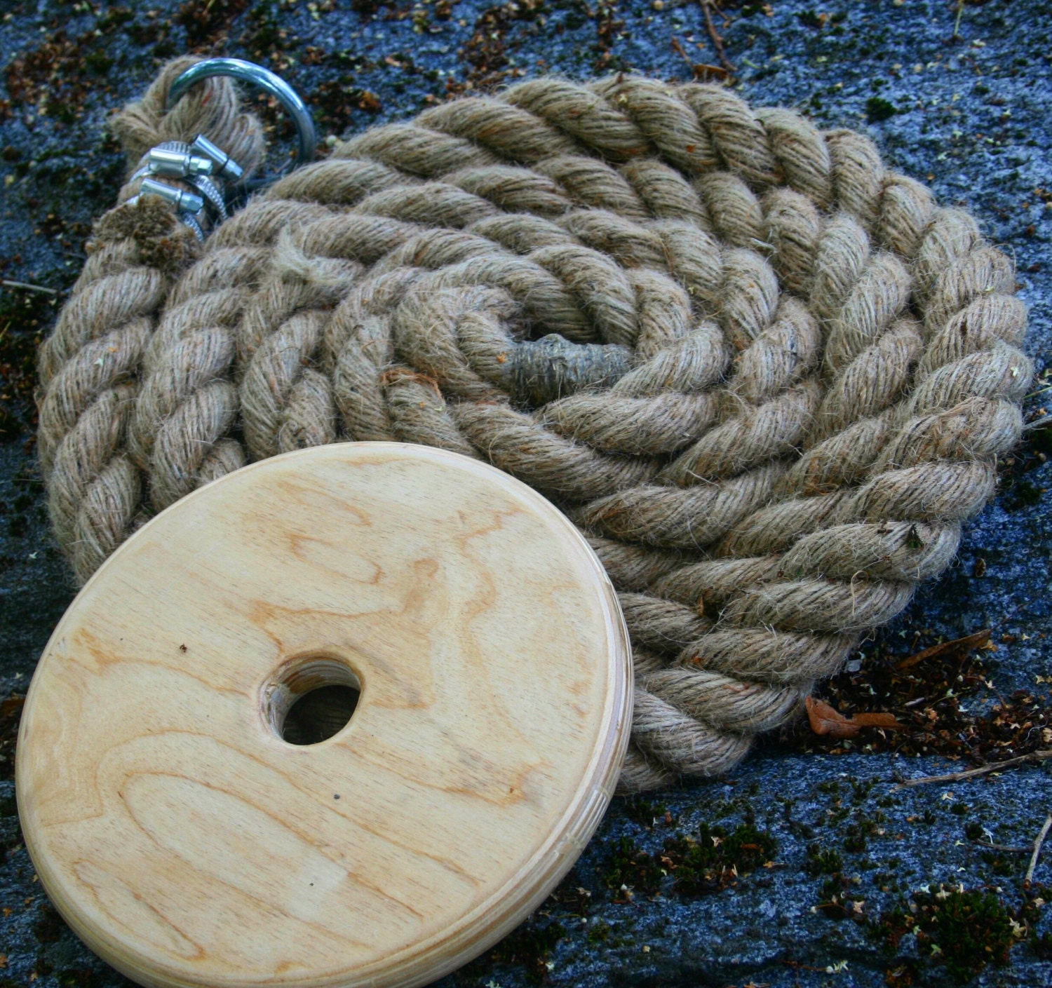 Tree Swing With Disc Seat and Thick Rope for Good Grasp - Etsy