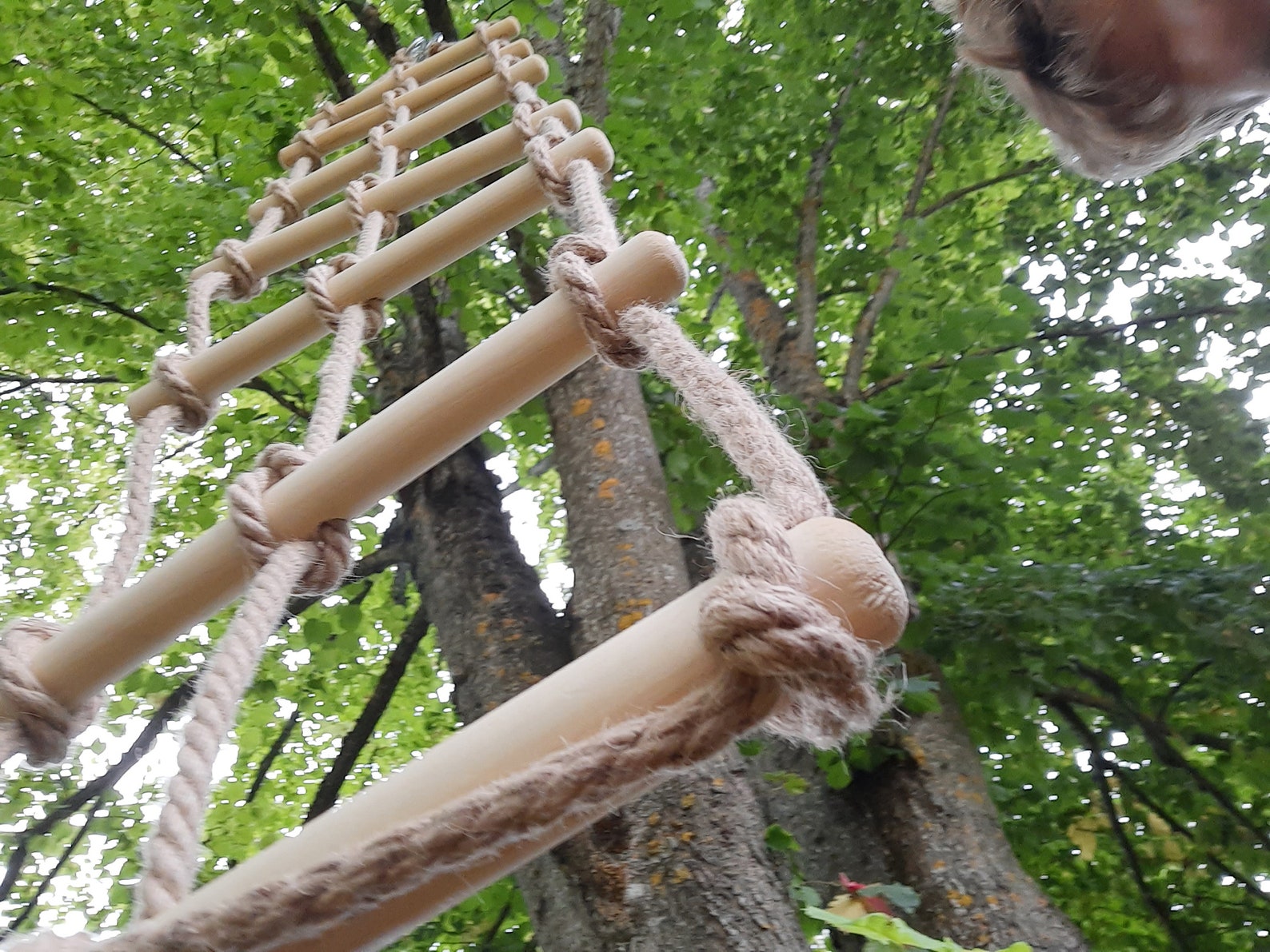 Climbing Rope Ladder, Tree House Ladder, Garden Accessory, Long Rope ...