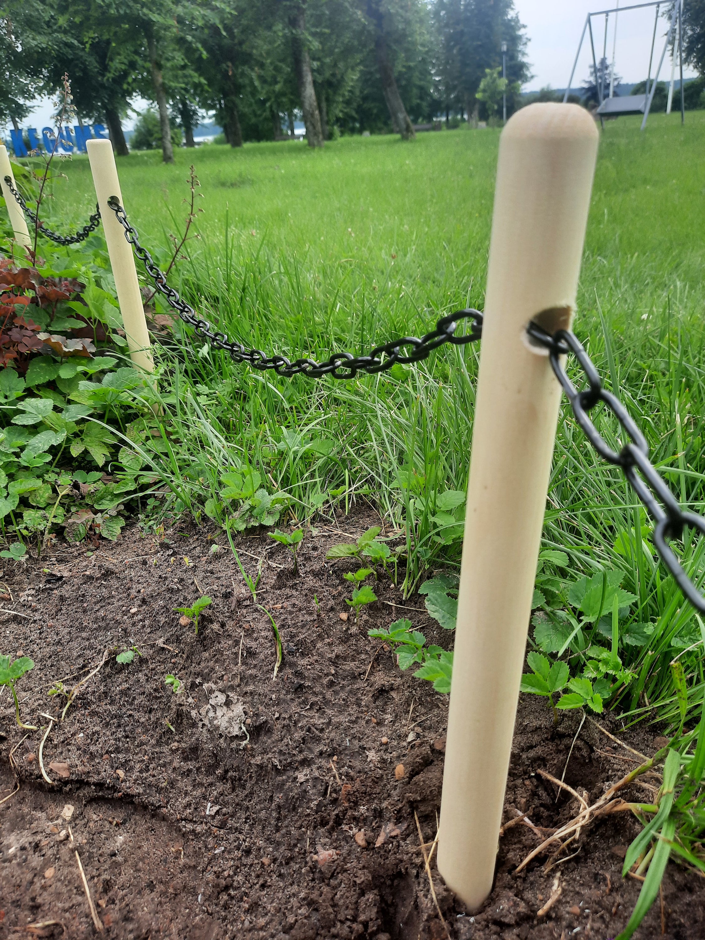 Chain Fence for Gardens,parks and Backyards, Practical and Decorative 6 ...