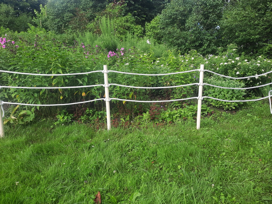 Decorative Rope Fence for Gardens, Parks and Backyards, 3.3 100 Feet ...