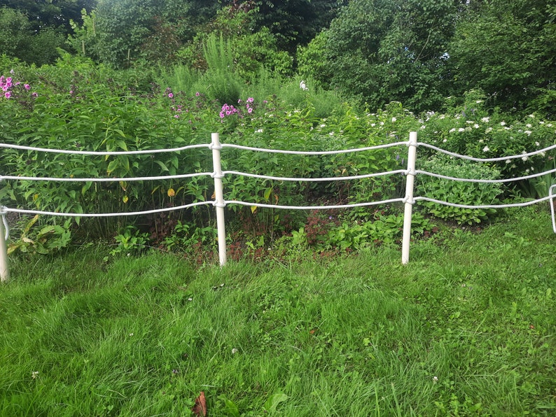 Decorative Rope Fence for Gardens, Parks and Backyards: Custom Length ...