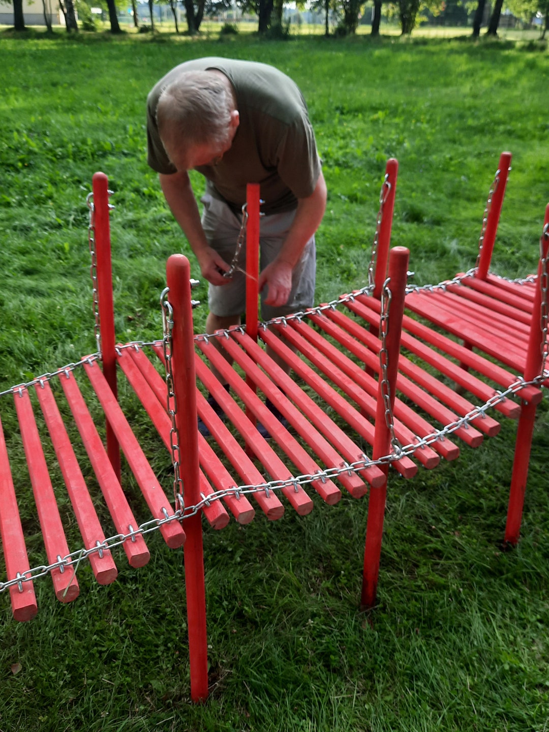 Suspended Walkway, Adventure Trail, 3 Feet Wide, Ground Bridge ...