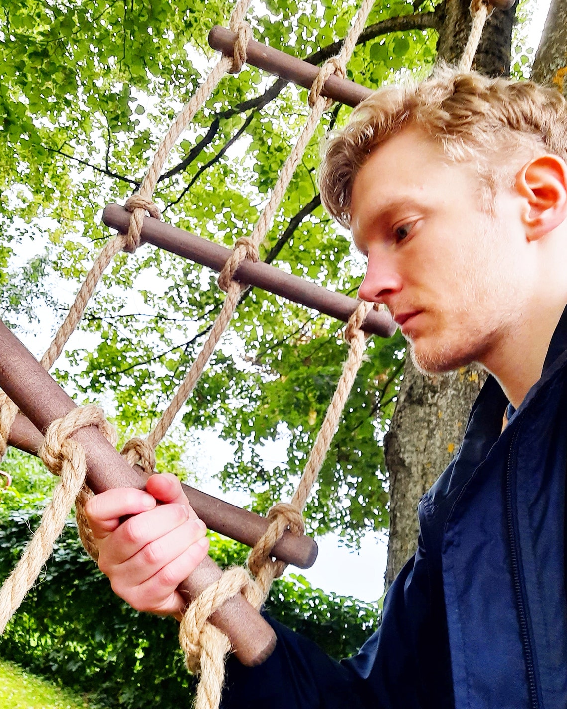 Large triple rope ladder | Etsy