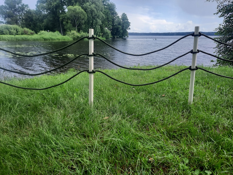 Decorative Rope Fence for Gardens, Parks and Backyards, 3.3 100 Feet ...