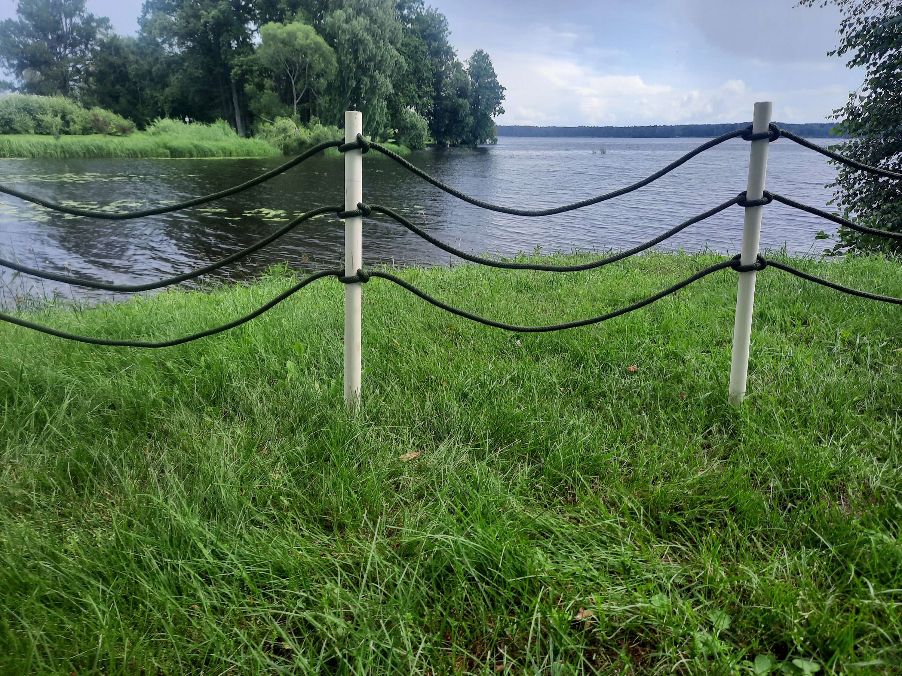 Decorative Rope Fence for Gardens, Parks and Backyards, 3.3 100 Feet ...