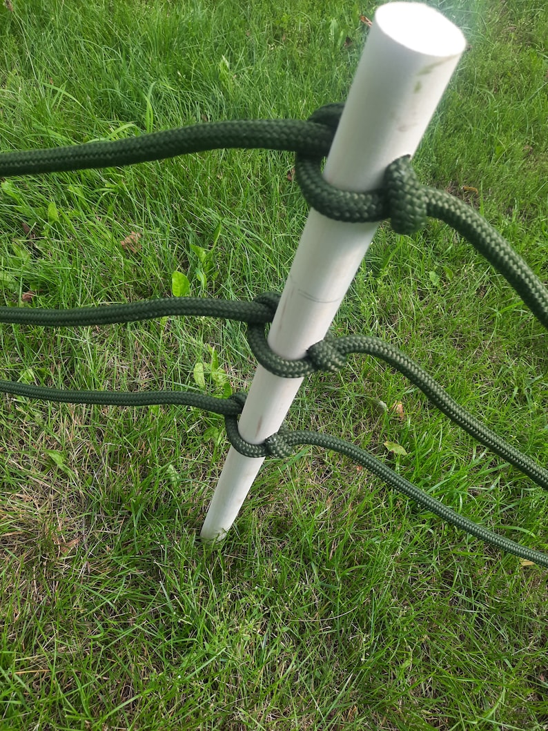 Decorative Rope Fence for Gardens, Parks and Backyards: Custom Length ...