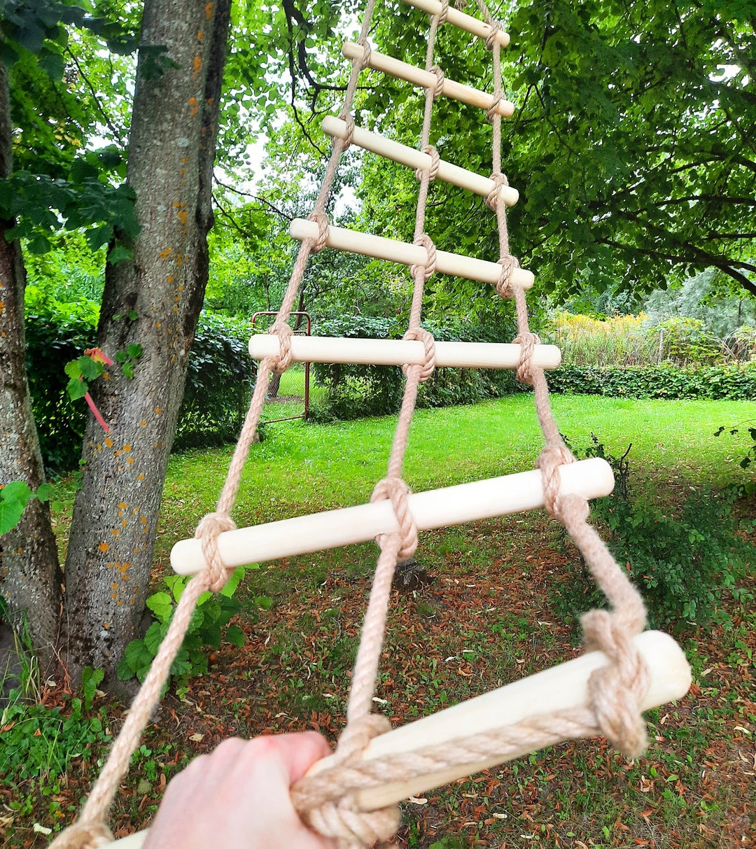 Climbing Rope Ladder, Tree House Ladder, Garden Accessory, Long Rope ...