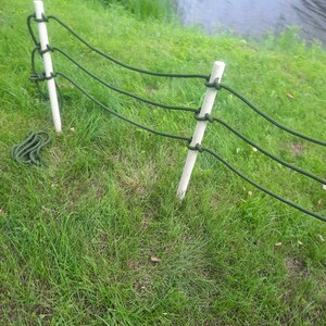 Decorative Rope Fence for Gardens, Parks and Backyards: Custom Length ...