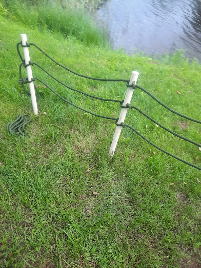 Decorative Rope Fence for Gardens, Parks and Backyards, 3.3 100 Feet ...