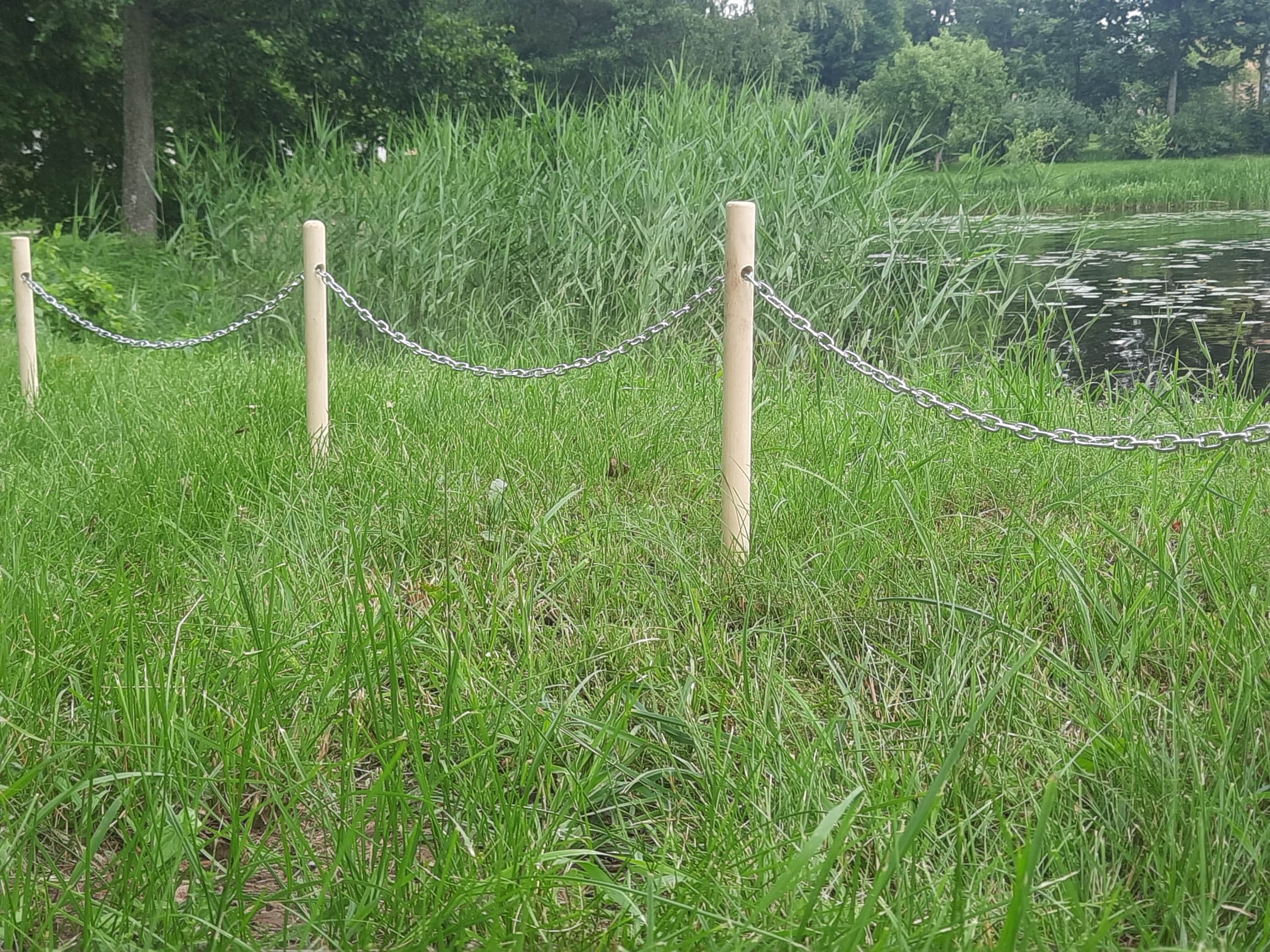 Chain Fence for Gardens,parks and Backyards, Practical and Decorative 6 ...