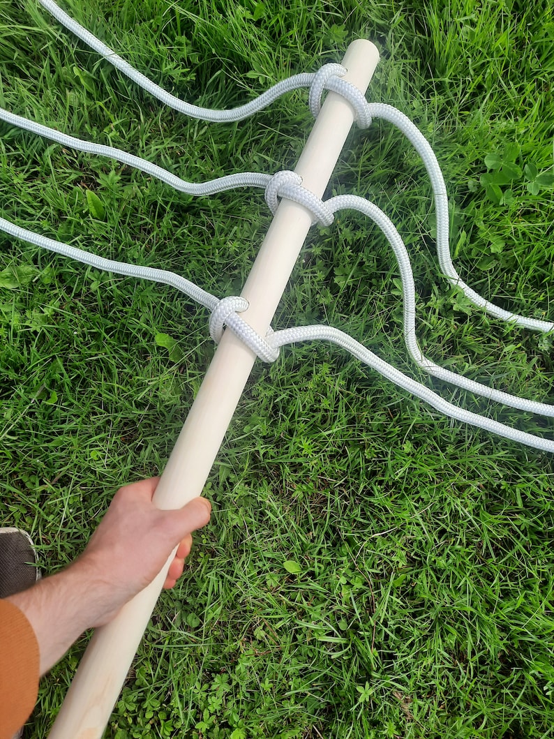 Decorative Rope Fence for Gardens, Parks and Backyards: Custom Length ...