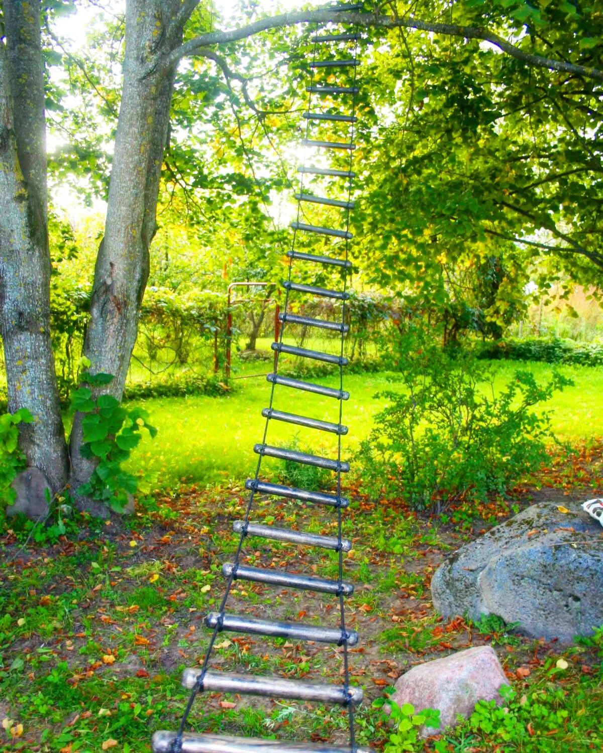 Rope Ladder, 3.3-33 Feet 1-10m Long, 1 Foot 30 Cm Wide, Handmade Rope ...