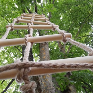 Climbing Rope Ladder, Tree House Ladder, Garden Accessory, Long Rope ...