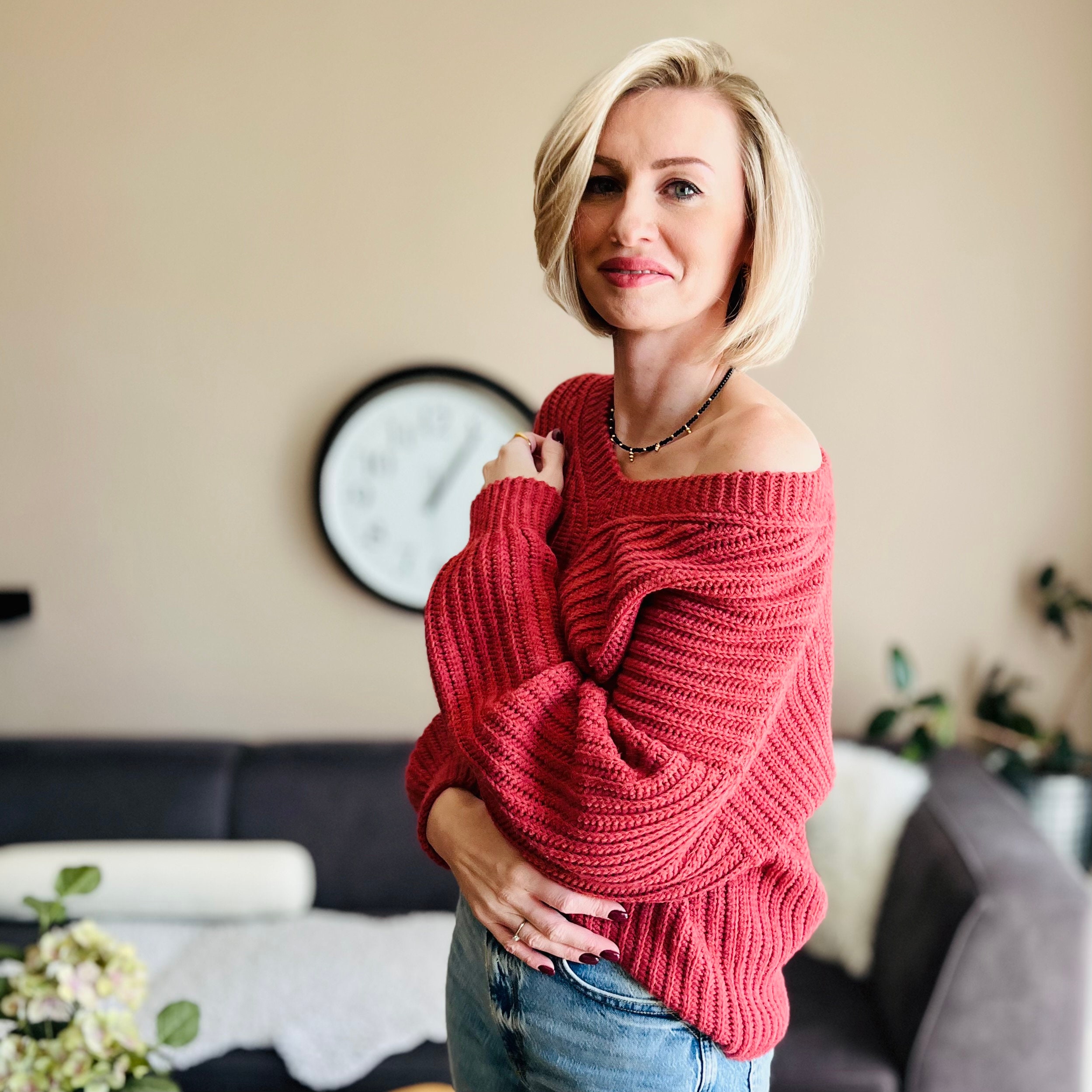 Simple Cozy Pullover PDF Crochet Pattern - Etsy