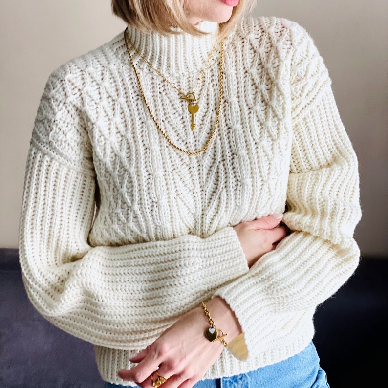 Fusion Sweater (PDF Crochet Pattern) - Etsy