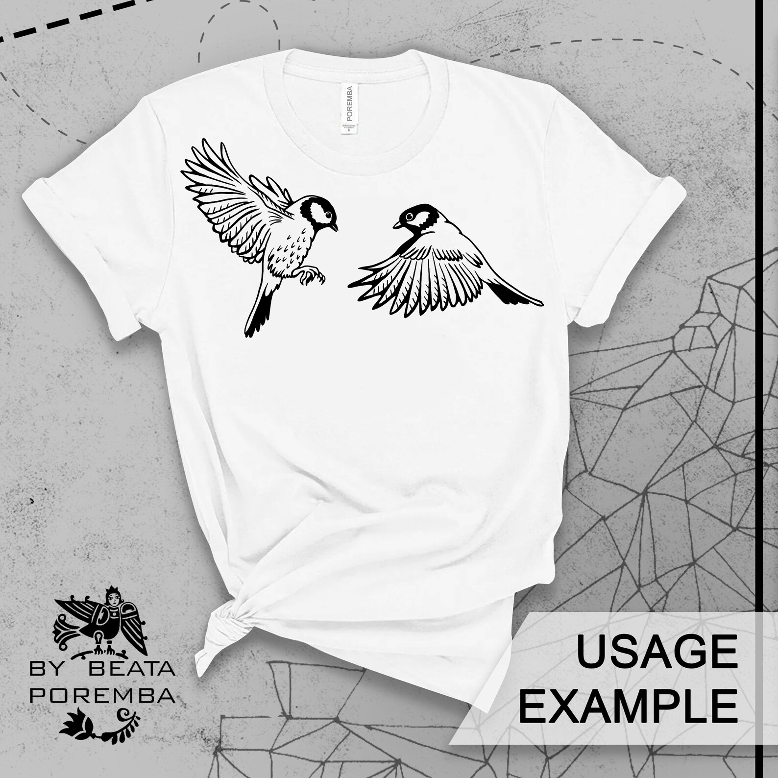 Birds Clipart. Bird Outline and Stencil. Laser Cut. Image and ...