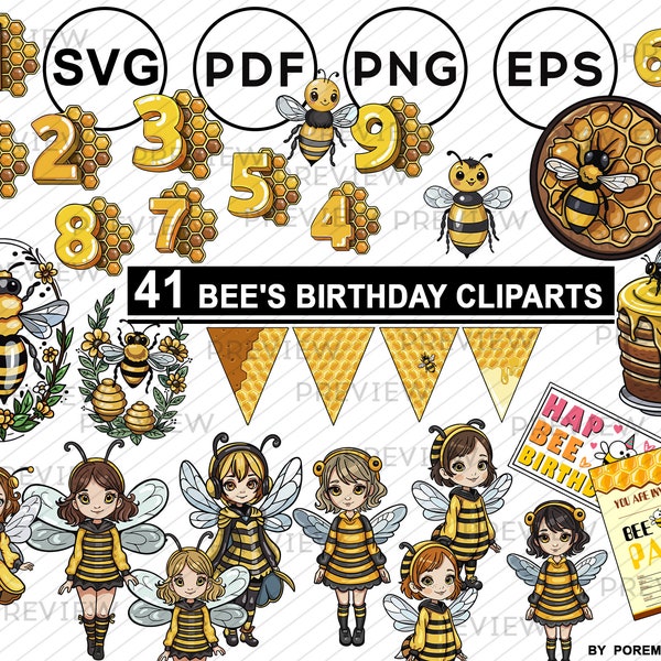 Bee Birthday - Etsy