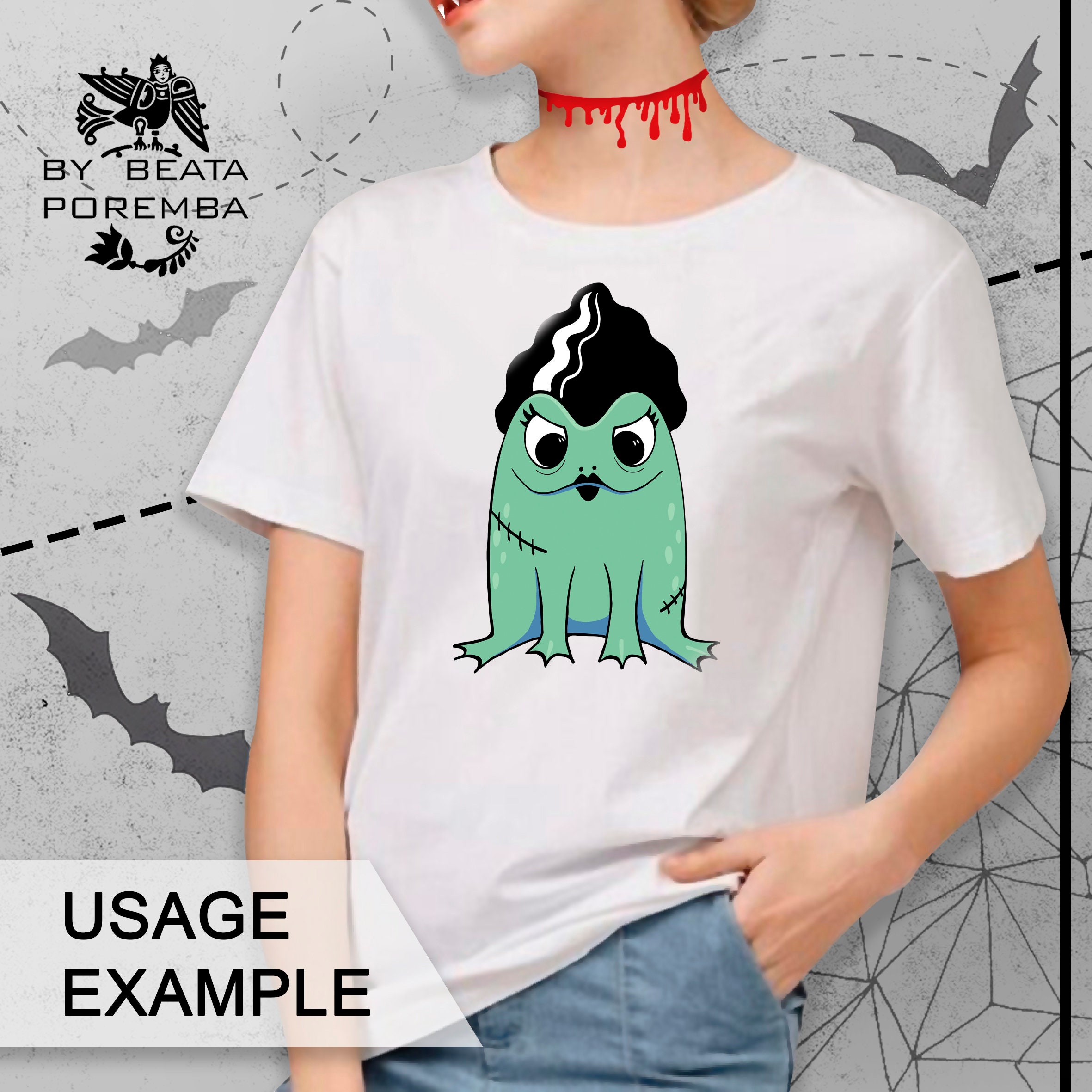 Halloween Frogs Clipart. Frog Icons. Frog Sticker. Frog Illustrations ...