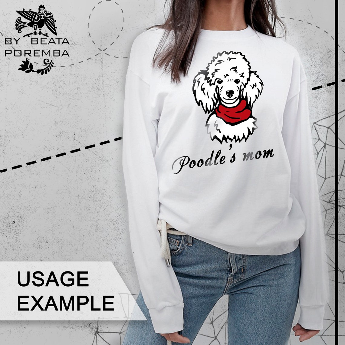 Poodle Clipart. Dog Image and Illustration. French Poodle. Files for ...