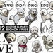 Bichon Frise Clipart. Original Design Download. Bichon Illustration ...
