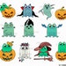 Halloween Frogs Clipart. Frog Icons. Frog Sticker. Frog Illustrations ...