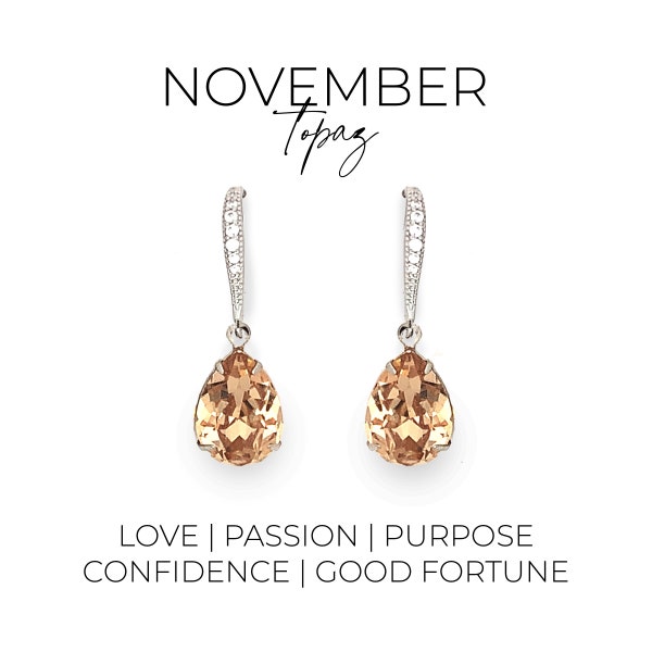 Topaz Earrings - Etsy