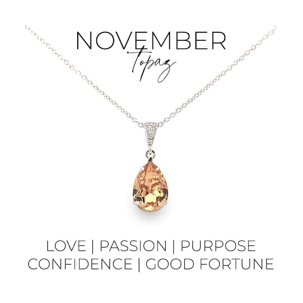 November Birthstone Jewelry - Etsy
