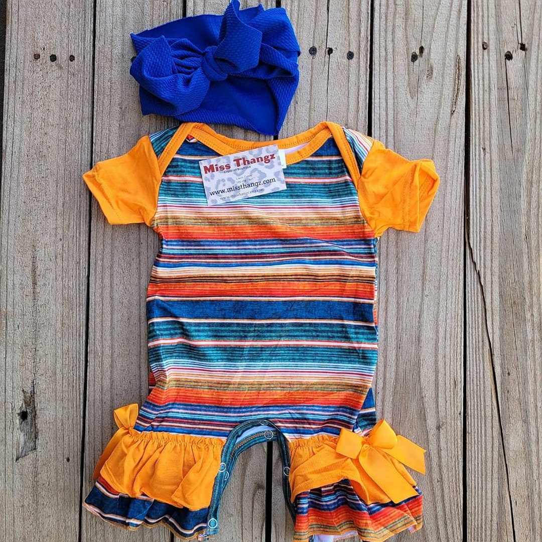 Western Baby Cowgirl Outfit, Coming Home Serape Outfit Baby Girls ...